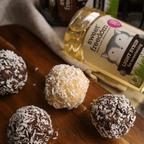3-ingredient no bake coconut bites recipe – Sweet Freedom