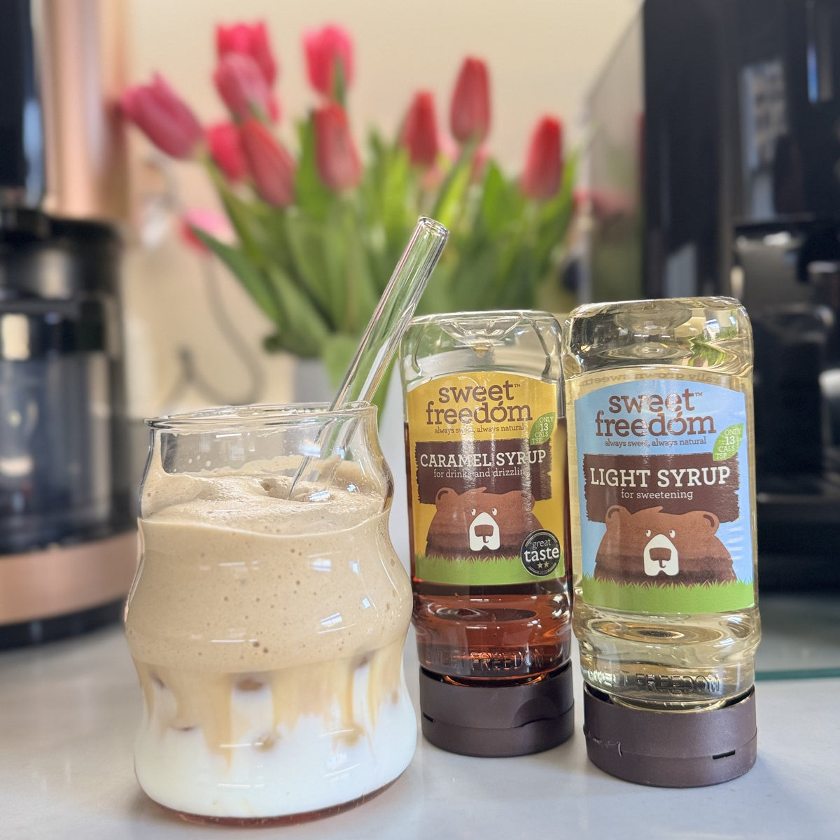 whipped caramel latte – Sweet Freedom
