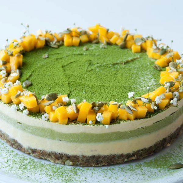 mango matcha cheesecake recipe – Sweet Freedom
