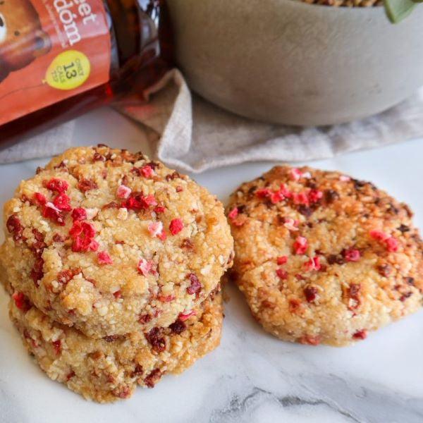 raspberry and caramel cookies recipe – Sweet Freedom