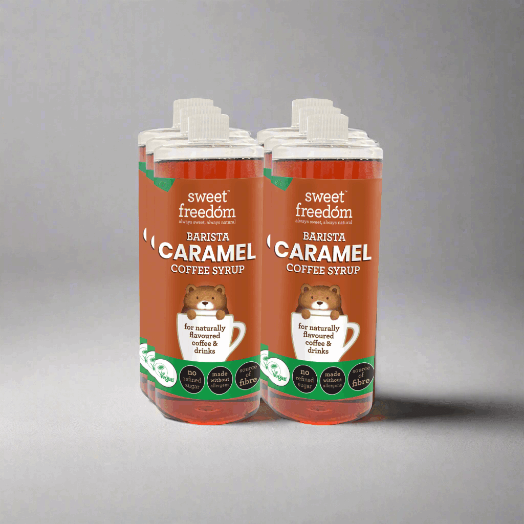 Barista Caramel Syrup, 6 x 1ltr (case) – Sweet Freedom
