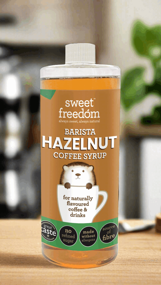 Barista Hazelnut Syrup 1ltr – Sweet Freedom