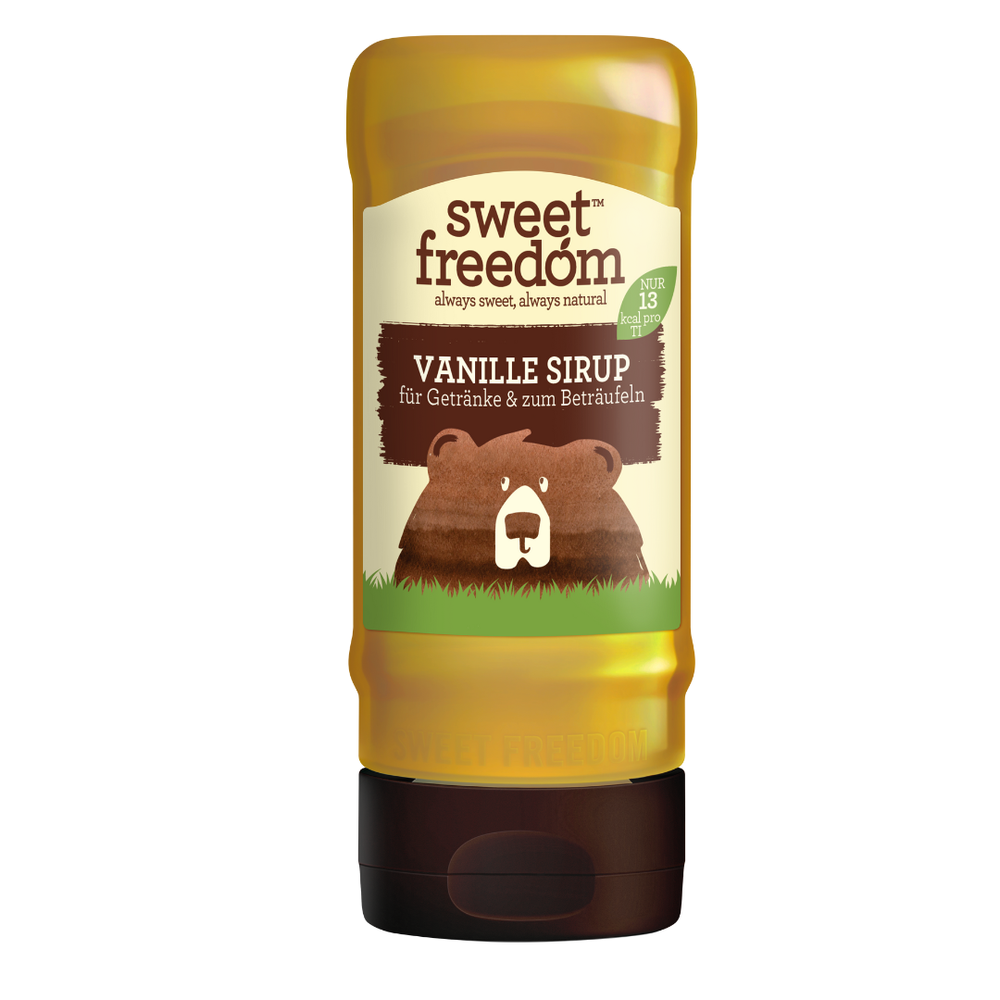 German label VANILLE SIRUP (Vanilla Syrup) for drinks & drizzling, 350 ...
