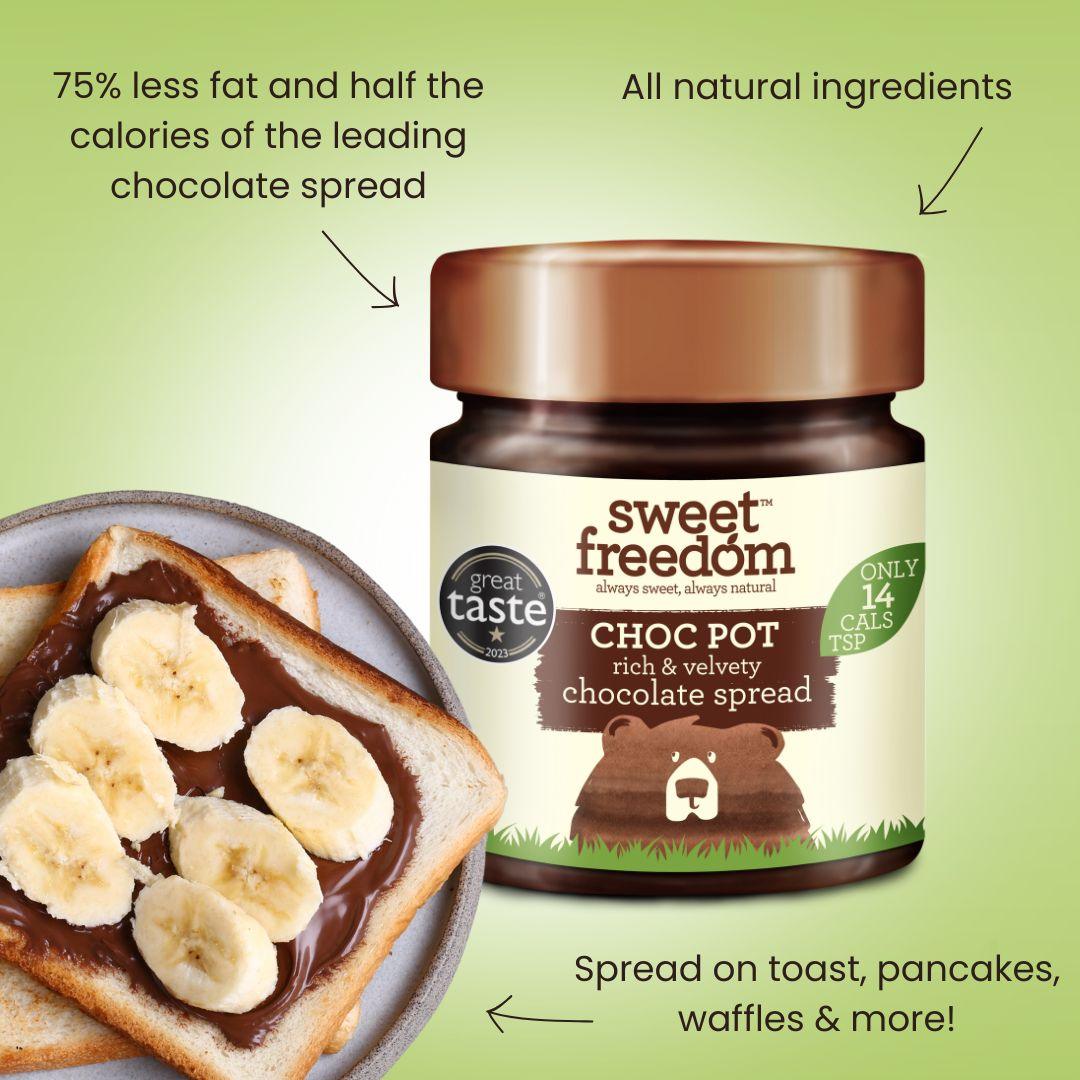 CHOC POT Chocolate Spread, 250g – Sweet Freedom
