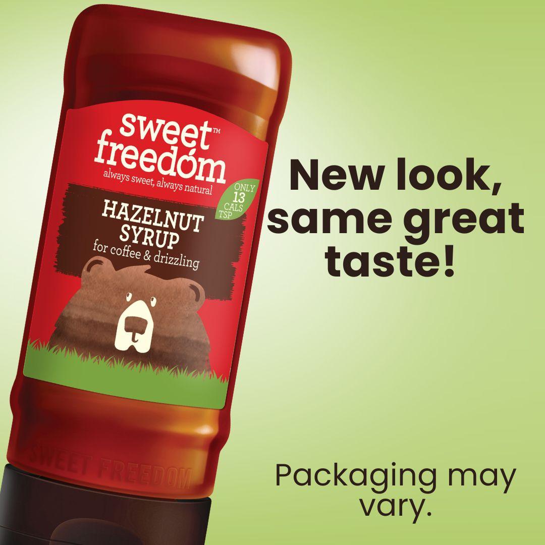 HAZELNUT SYRUP for drinks & drizzling, 350g – Sweet Freedom