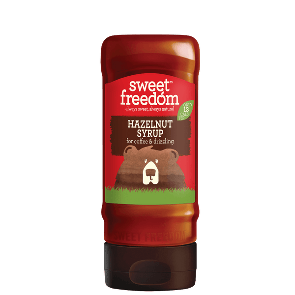 HAZELNUT SYRUP for drinks & drizzling, 350g – Sweet Freedom