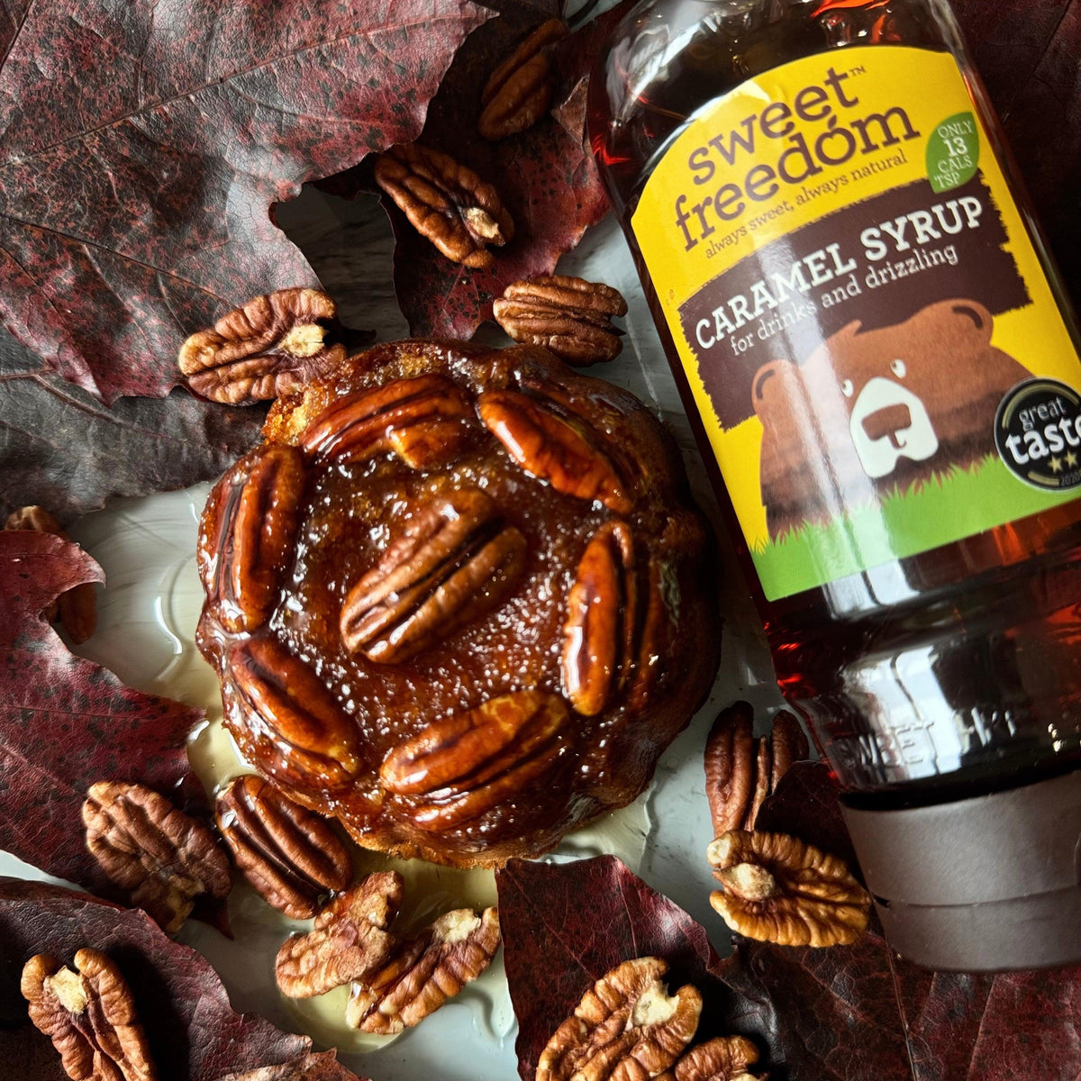 CARAMEL SYRUP for drinks & drizzling, 350g – Sweet Freedom